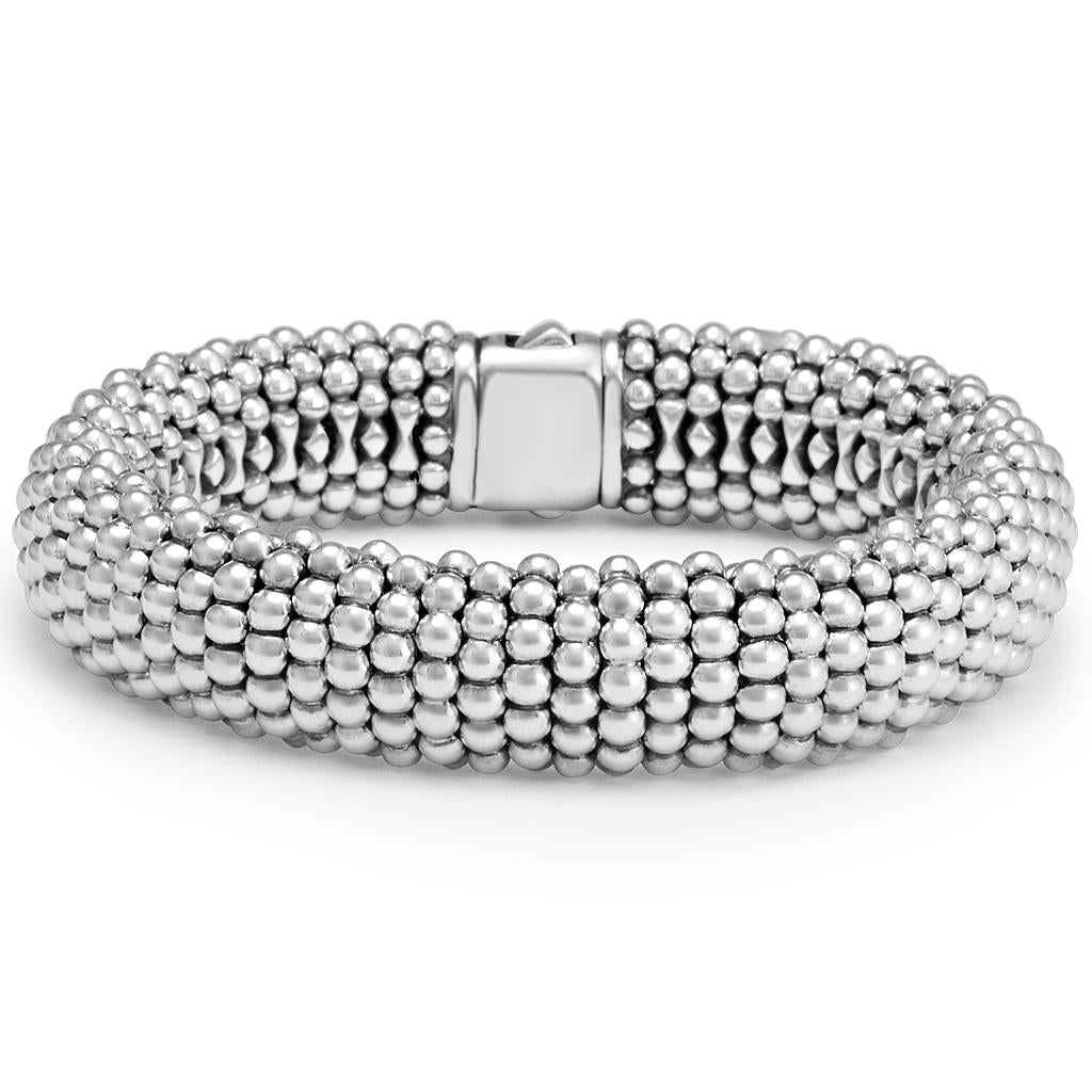 SIG CAVIAR - RICHLY DETAILED STERLING SILVER 15MM OVAL – RingMaster ...